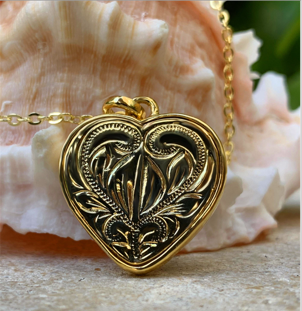 Our Koa Aloha Heart Pendant is filled with "Aloha" and Love! – Showcase ...