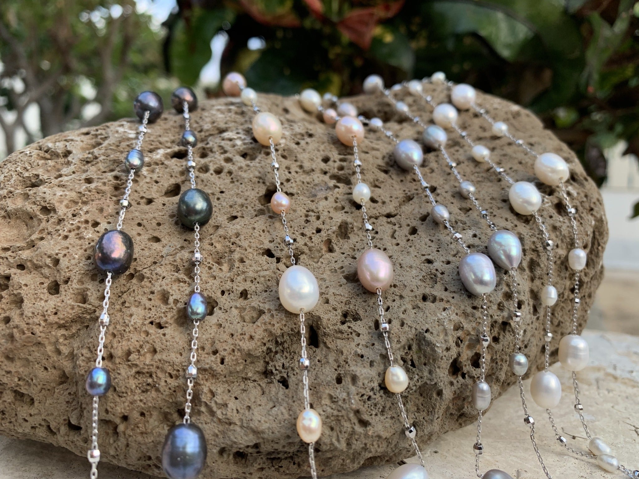 36" Dew Drop Pearl Strand – Showcase Hawaii
