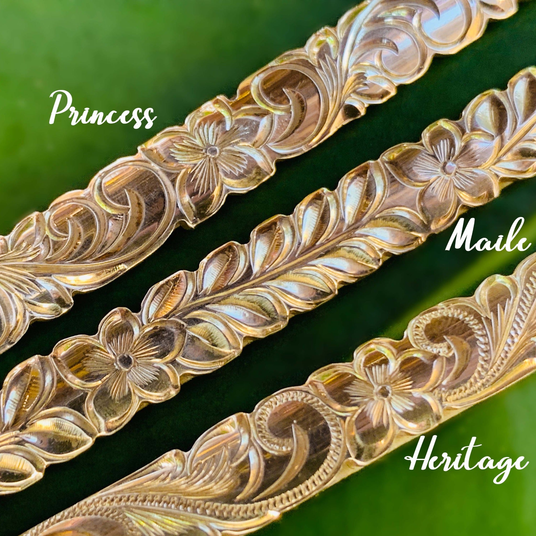Custom Hawaiian Heirloom Scroll Bracelet – Showcase Hawaii