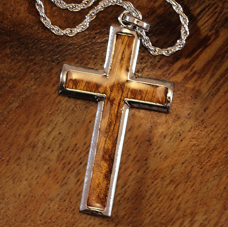 Keeping the Faith with our Big Island Koa Wood Cross. – Showcase Hawaii