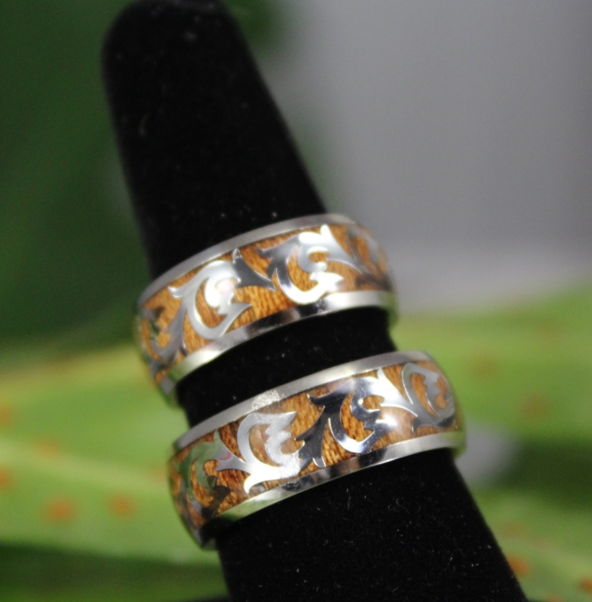 Catch a deal with our Koa Scroll Fish Hook Rings! – Showcase Hawaii