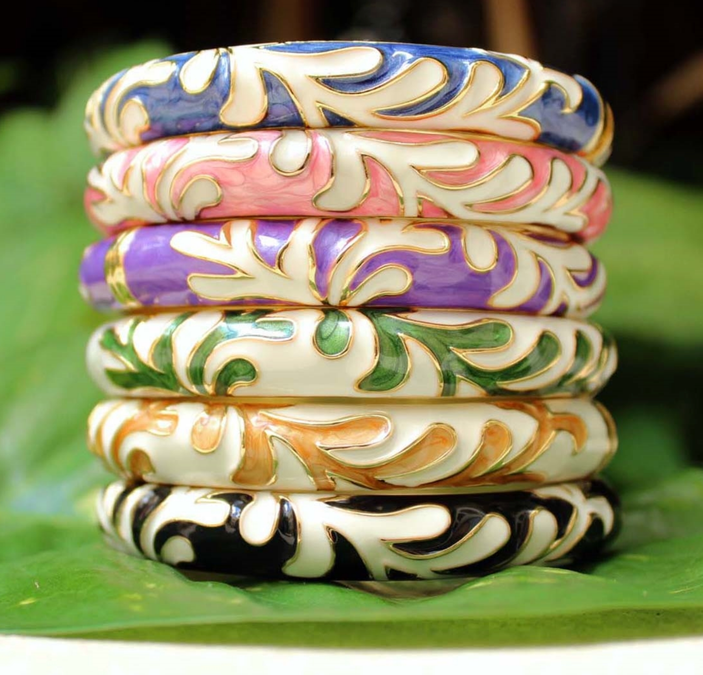 You'll be in Full Bloom Wearing our Set of 2 Limu Bangles! – Showcase ...